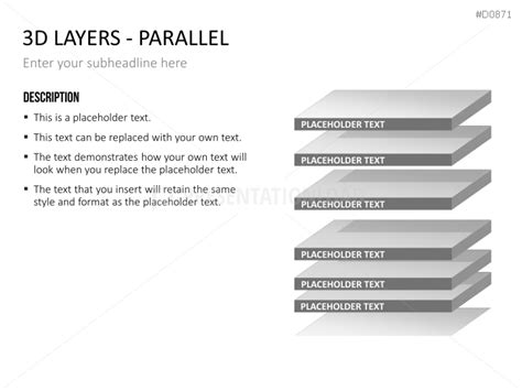 3D Layers Parallel PowerPoint Vorlage PresentationLoad