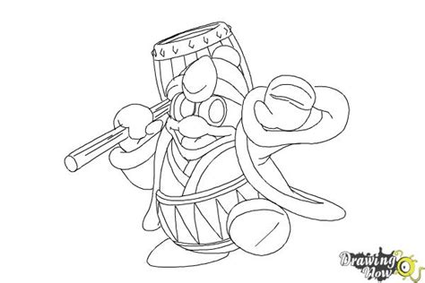 How To Draw King Dedede From Kirby Drawingnow