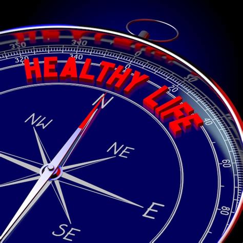 Premium Photo Healthy Life 3d Compass Illustration