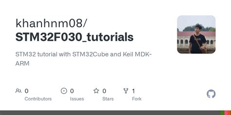 Github Khanhnm08stm32f030tutorials Stm32 Tutorial With Stm32cube And Keil Mdk Arm
