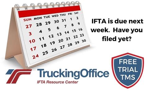 Last Week Before Ifta Filing Truckingoffice