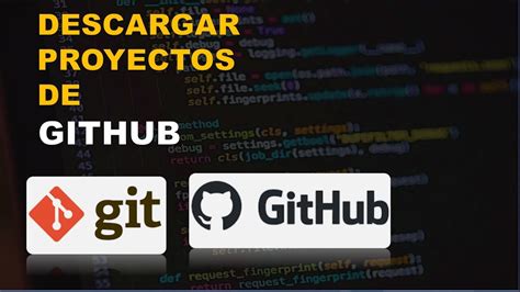descargar proyectos de github mediante git📚📒 youtube