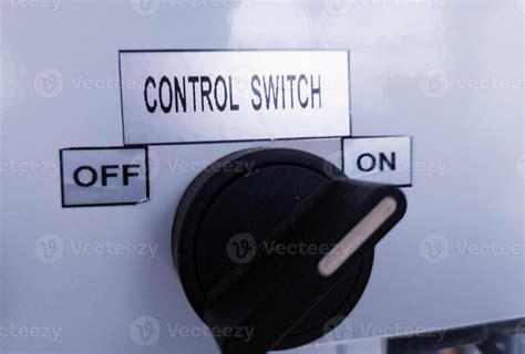 The Close Up Selector Switch For Control Switching On The Panel Board