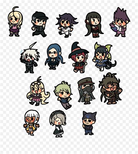 Dangan Ronpa Pixel Sprites