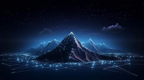 premium ai image 3d render abstract geometric background virtual