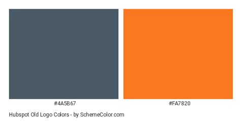 Hubspot Old Logo Color Scheme Brand And Logo