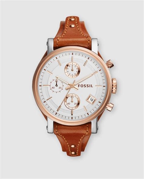 Reloj de mujer Fossil ES3837 Original babefriend de piel marrón Fossil Moda El Corte Inglés