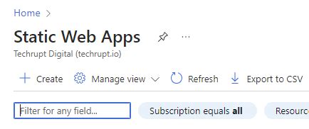 Hosting Next JS Static Websites On Azure Static Web App Parveen Singh