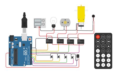 Circuit Design Home Automation Using Ir Bluetooth Burst Tinkercad
