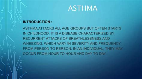 Presentation Of Asthma Ppt Free Download