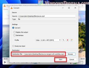 How To Merge Subtitles With Video Permanently Using VLC