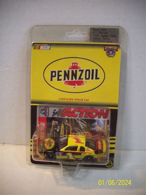 Vintage Nascar Steve Park Action Racing 1998 Pennzoil 1 Chevrolet