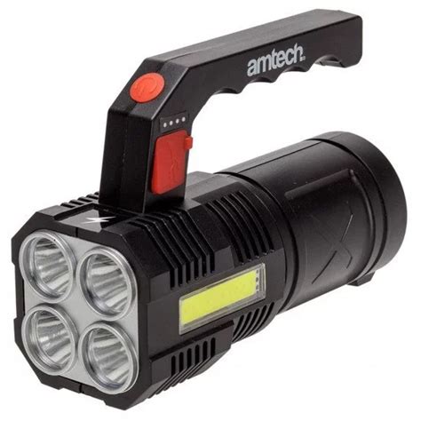Amtech 10w Usb Rechargeable Portable Torch S8176