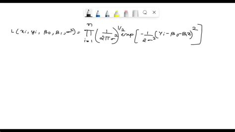 Solved Derive The Maximum Likelihood Estimator For B1 In The Linear
