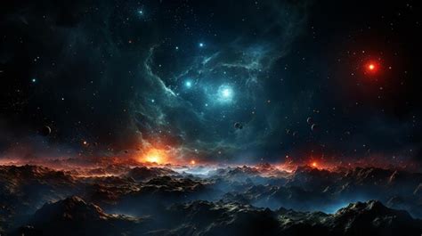 Premium Ai Image The Galaxy Connected By A Giant Spiderweb