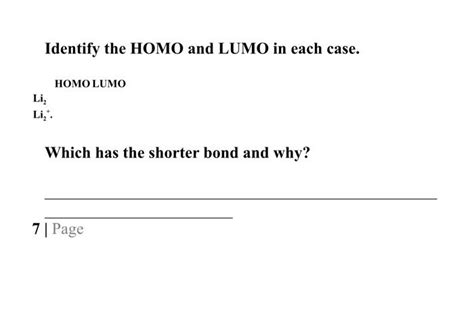 Solved Question 5 Draw The MO Diagram For Each Of The Chegg Com