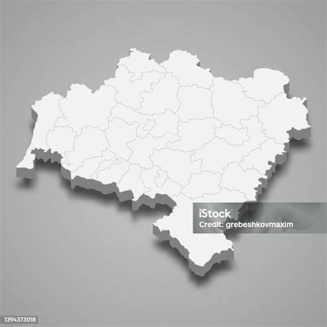 로어 실레지아 Voivodeship의 3d지도는 폴란드의 지방이다 실레지아에 대한 스톡 벡터 아트 및 기타 이미지 실레지아