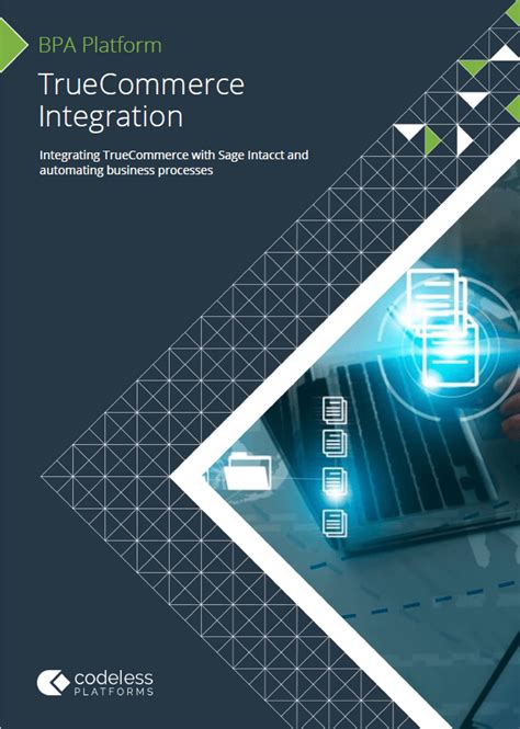Truecommerce Sage Intacct Integration Codeless Platforms