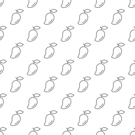 Mango Seamless Pattern Background Vector Art At Vecteezy