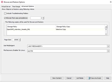 How To Browse Specific File From Backup Virtual Machine Located On Tape Library Community