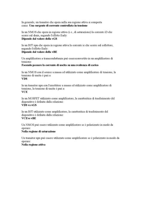 Test Di Autovalutazione Svolti 25° Lezione Docsity
