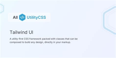 Tailwind Ui Official Components And Templates All Utilitycss