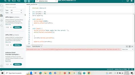 Issue With The Serial Monitor IDE X Arduino Forum