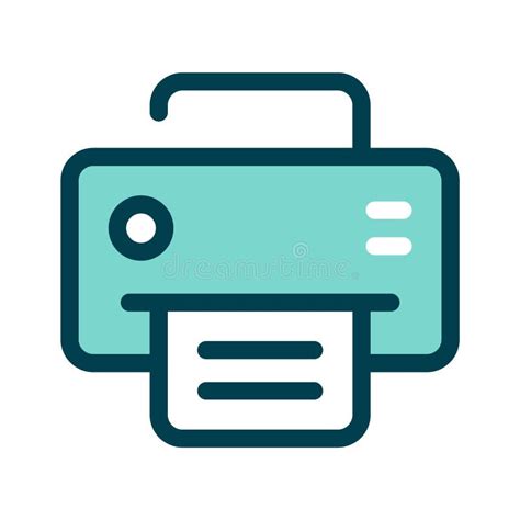 A Printer Symbolizing Printing Documents Or Files Stock Vector