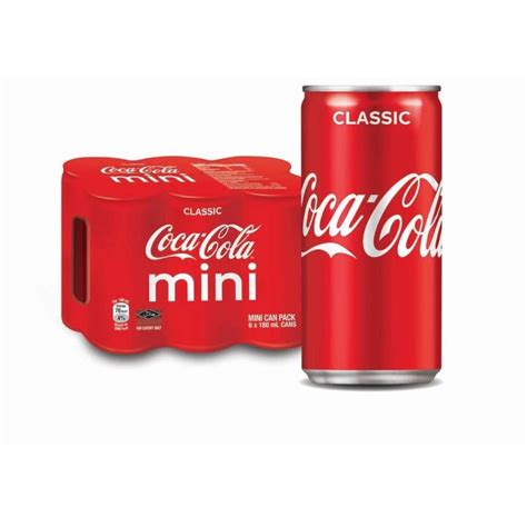 Coca Cola Original Taste Mini Can 6 X 180ml Lazada Ph