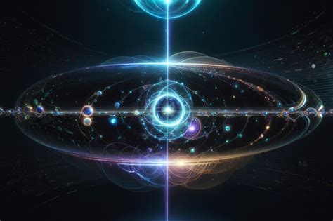 Premium Ai Image Quantum Wormhole Experiment Navigating The Multiverse