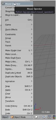 Start Small Creating A Blender 2 6 Python Add On