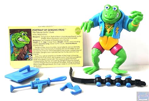 Hot Spot Collectibles And Toys 1989 Genghis Frog Weapons And Accessories