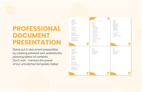 Dissertation Table Of Contents Template In Word Download