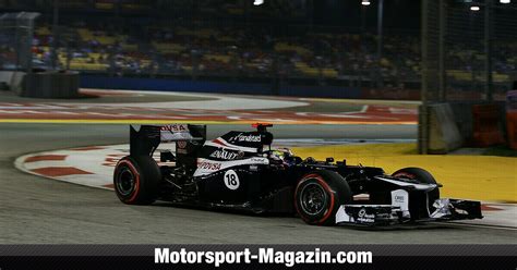 Williams Vorschau Singapur GP Formel 1
