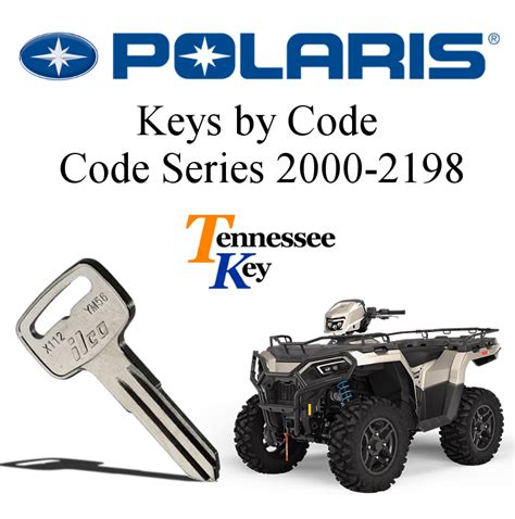 Polaris Keys For Atv Ranger Rzr Sportsman Select Your Code