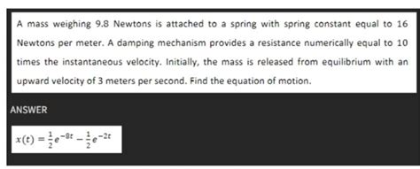 Solved Solve This Problem Using Laplace Transform Answer