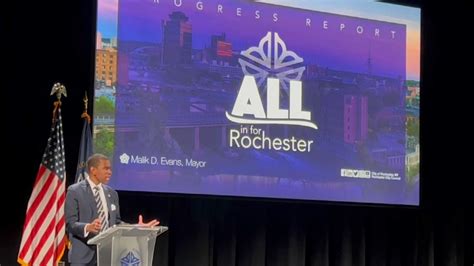 Mayor Evans Delivers Progress Report On Rochester