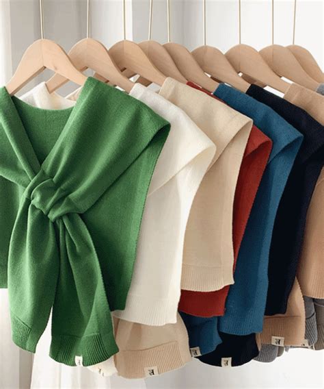 11할인7color 페이크 니트 숄 가디건 머플러 무지 어깨 걸치는 숄가디건 에이블리