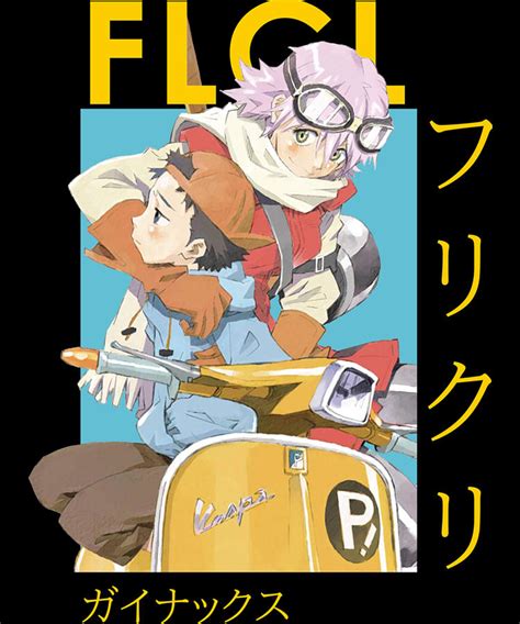 FLCL Fooly Cooly Haruko Naota Card Anime Essential T Shirt Photograph