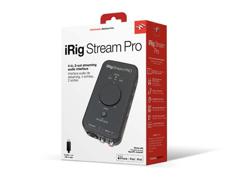 IRIG STREAM PRO Interfaz De Audio Para Transmision Por Celular O Tablet