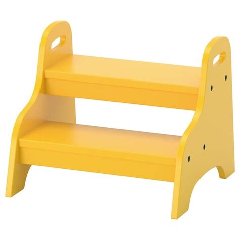 Табурет-лестница детский ТРУГЕН желтый ИКЕА, IKEA - купить по лучшей ...
