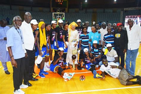 Finale Coupe De La Ligue De Basket Dames LAS Ville De Dakar Lemporte Sur La Jeanne DArc