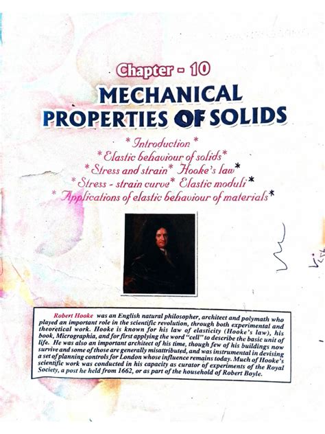 Chapter 10 Mech Properties Of Solids Pdf