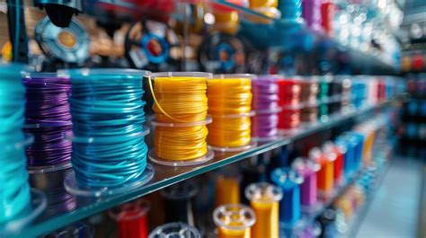 AI Generated Rows Of Thread Spools On Shelf 41769014 Stock Photo At