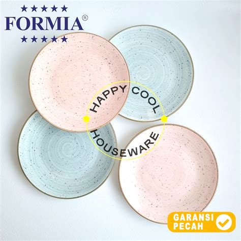 Jual Formia 1pcs Plate Dessert 75in Nara Pink Series Keramik Piring