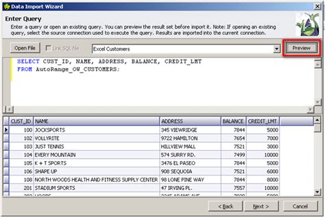 Toad Data Point Create Tables And Import Data With The Import Wizard