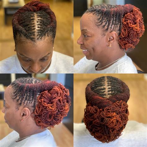 Sisterlock Styles For Wedding Sister Locs Hairstyles Updo Natural