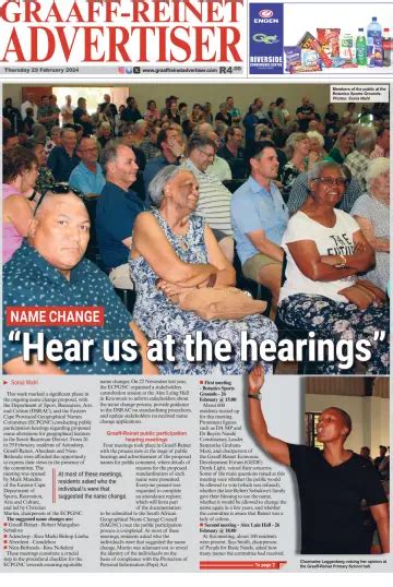 Graaff Reinet Advertiser Subscription Pressreader