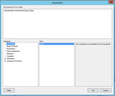 Ssrs Custom Code Parameter Values To Include All — Gingerhelp