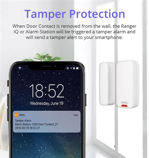 Dahua Imou Smart MHz Wireless Door Window Magnetic Sensor Detector Indoor For Home Security